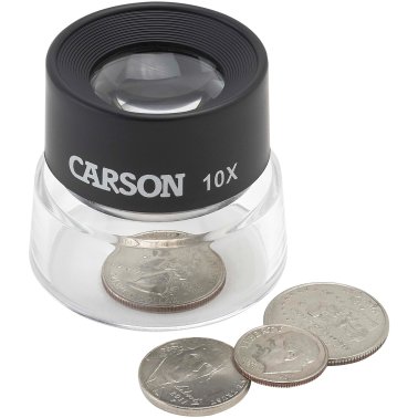 CARSON® LumiLoupe™ Pre-Focused Stand Magnifier Loupe
