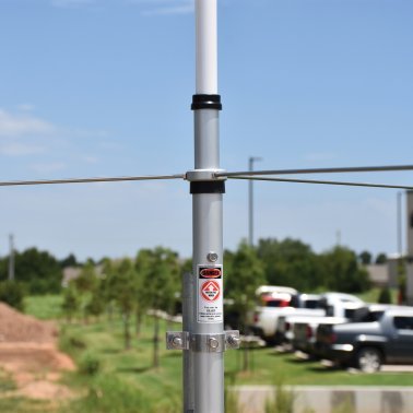 Tram® 200-Watt Dual-Band 3-Section Fiberglass Base Antenna with 50-Ohm ...