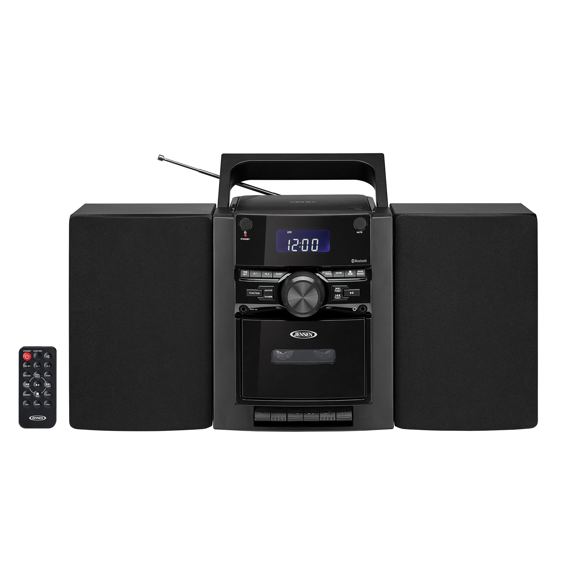 JENSEN® 10-Watt Portable Bluetooth® Home Stereo System with Detachable ...