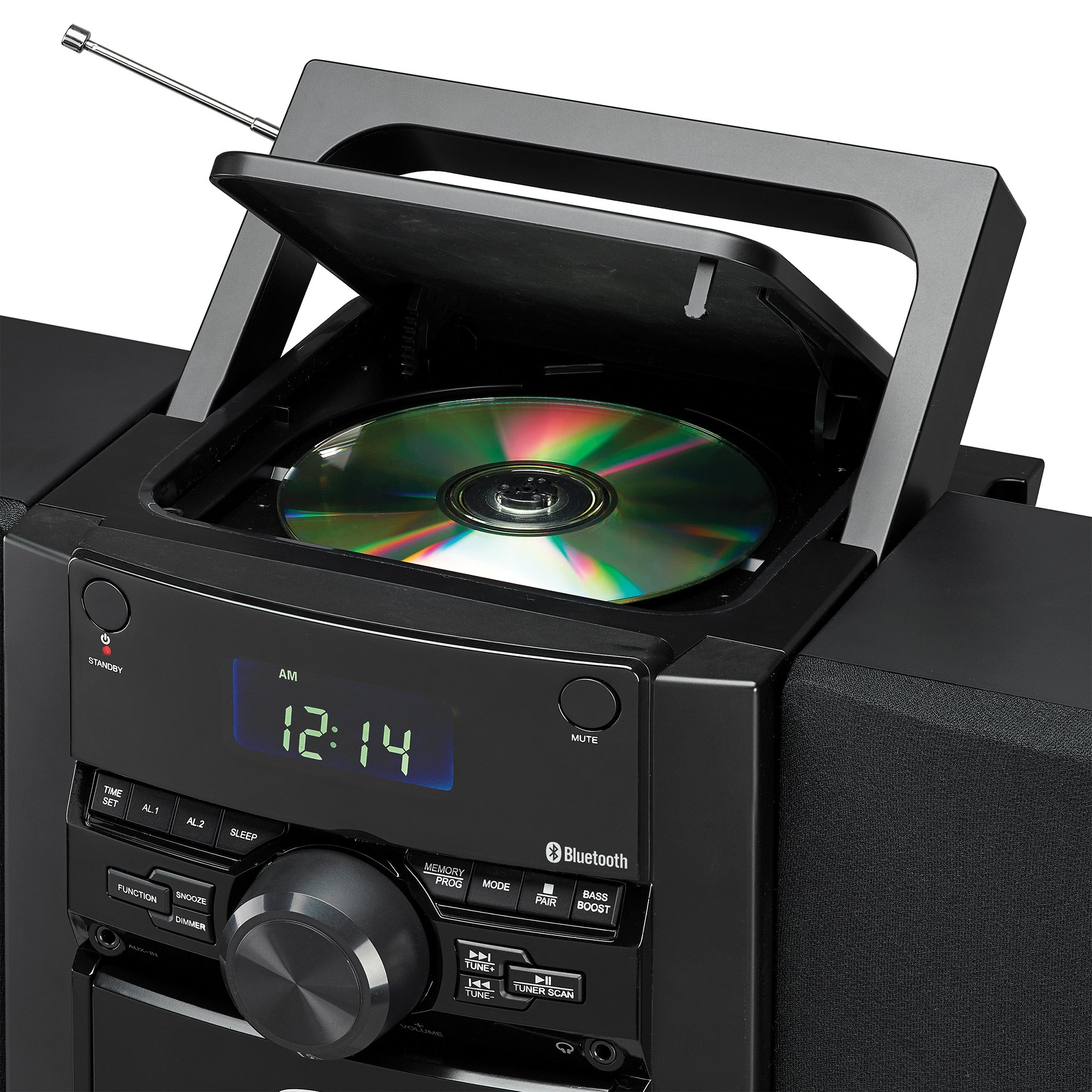 JENSEN® 10-Watt Portable Bluetooth® Home Stereo System with Detachable ...